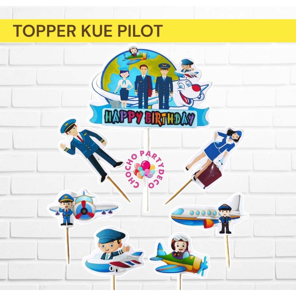Jual Topper PILOT / Topper Kue Pilot | Shopee Indonesia