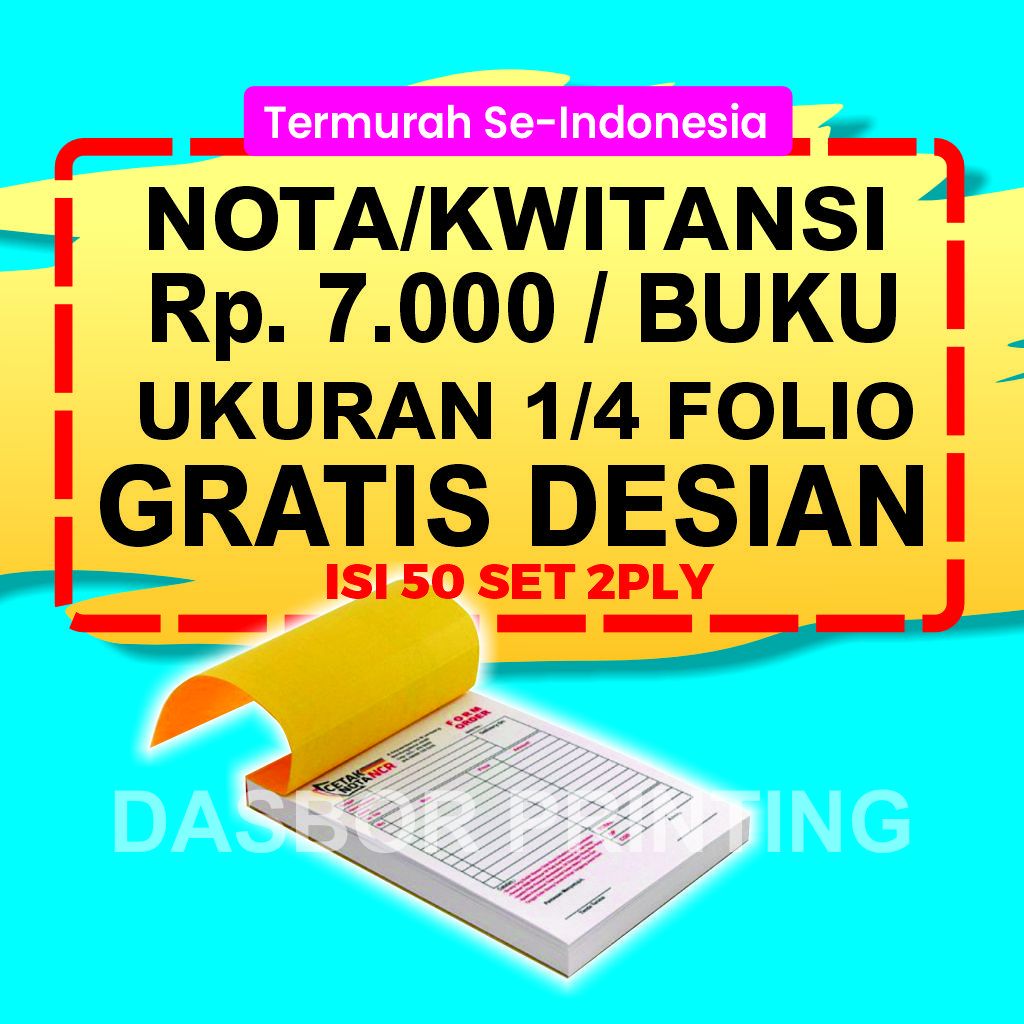 Jual NOTA/KWITANSI/INVOICE/SURAT JALAN | Shopee Indonesia