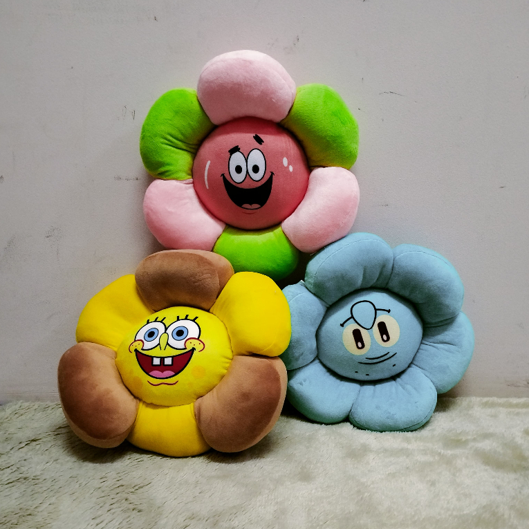 Jual Bantal Bunga Boneka Bantal Bunga Kepala Boneka Spongebob Patrick ...