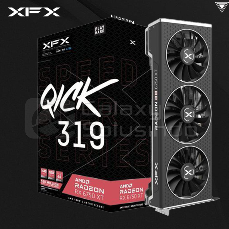 Jual XFX Radeon RX 6750 XT SPEEDSTER QICK 319 12GB GDDR6 RDNA 2 - VGA ...