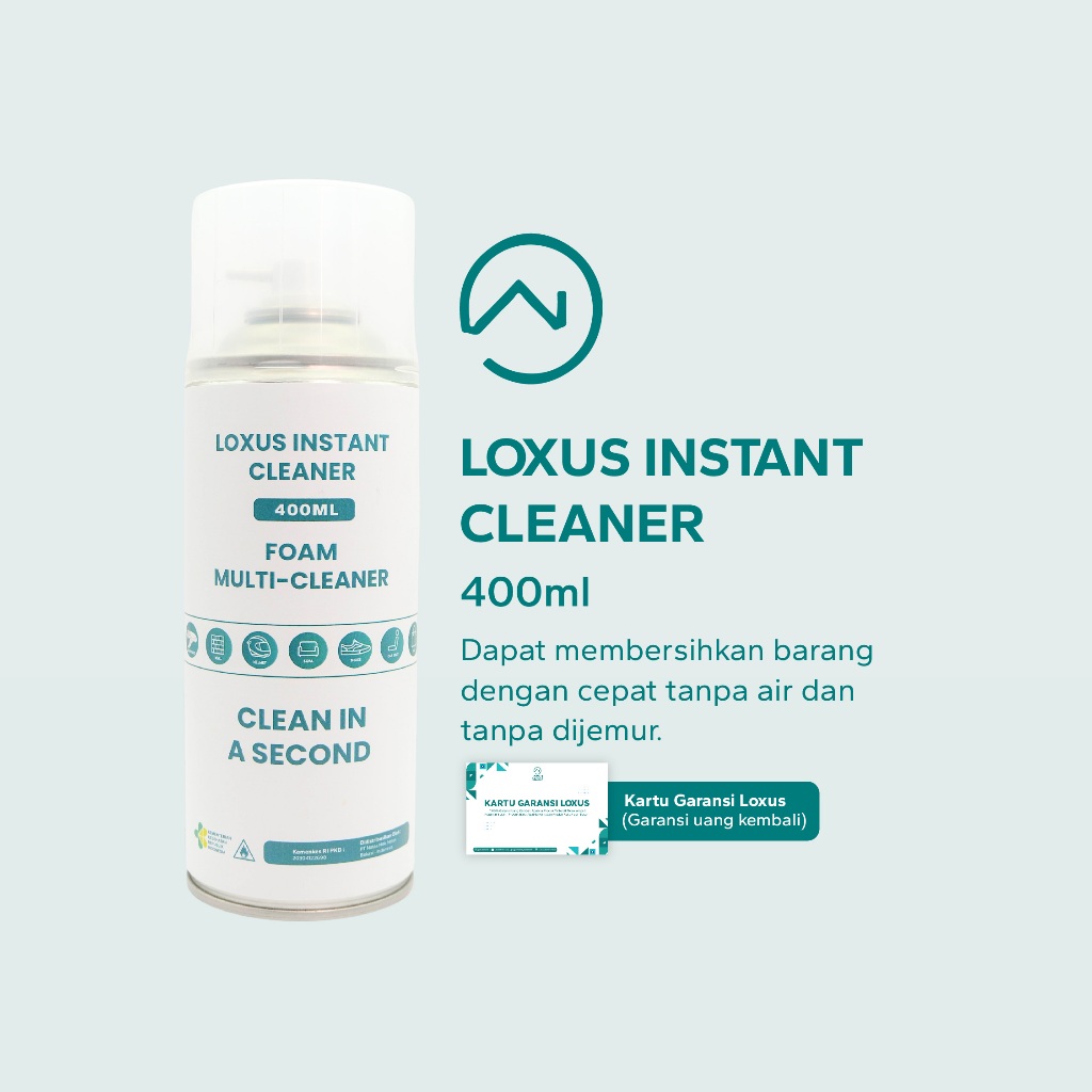 Jual Loxus Instant Cleaner Pembersih Tas Sepatu Dinding Dan Interior ...