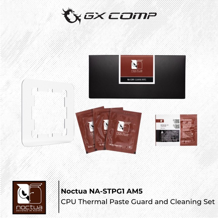 Jual Noctua NA-STPG1 AM5 CPU Thermal Paste Guard and Cleaning Set ...