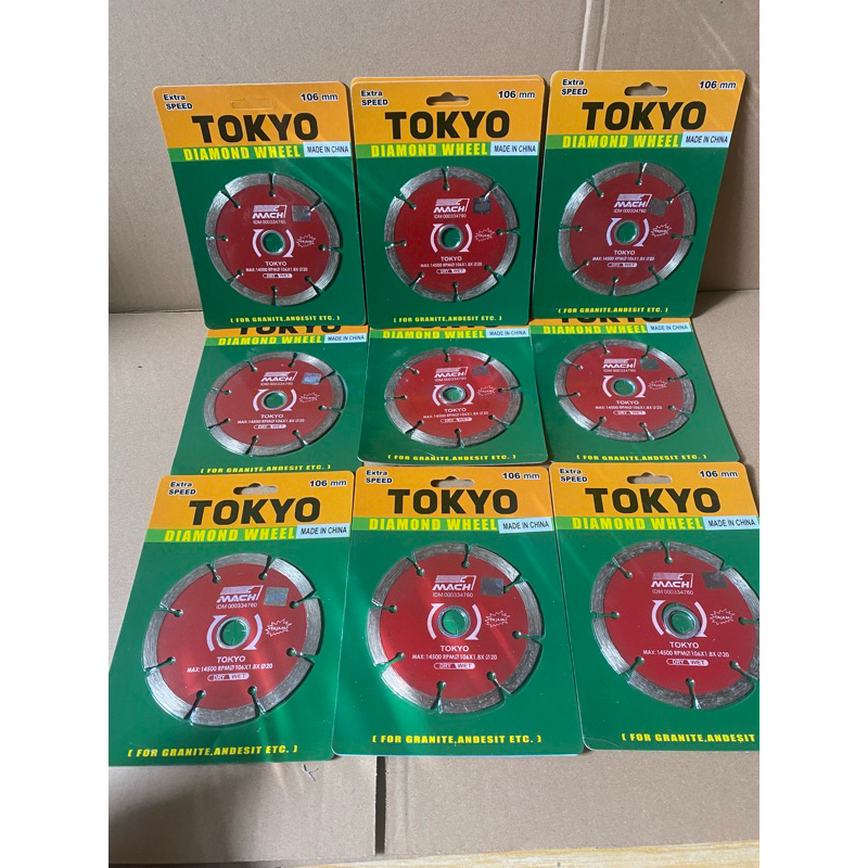 Jual Diamond Wheel Tokyo 4" Dry For Granite / mata potong granit ...