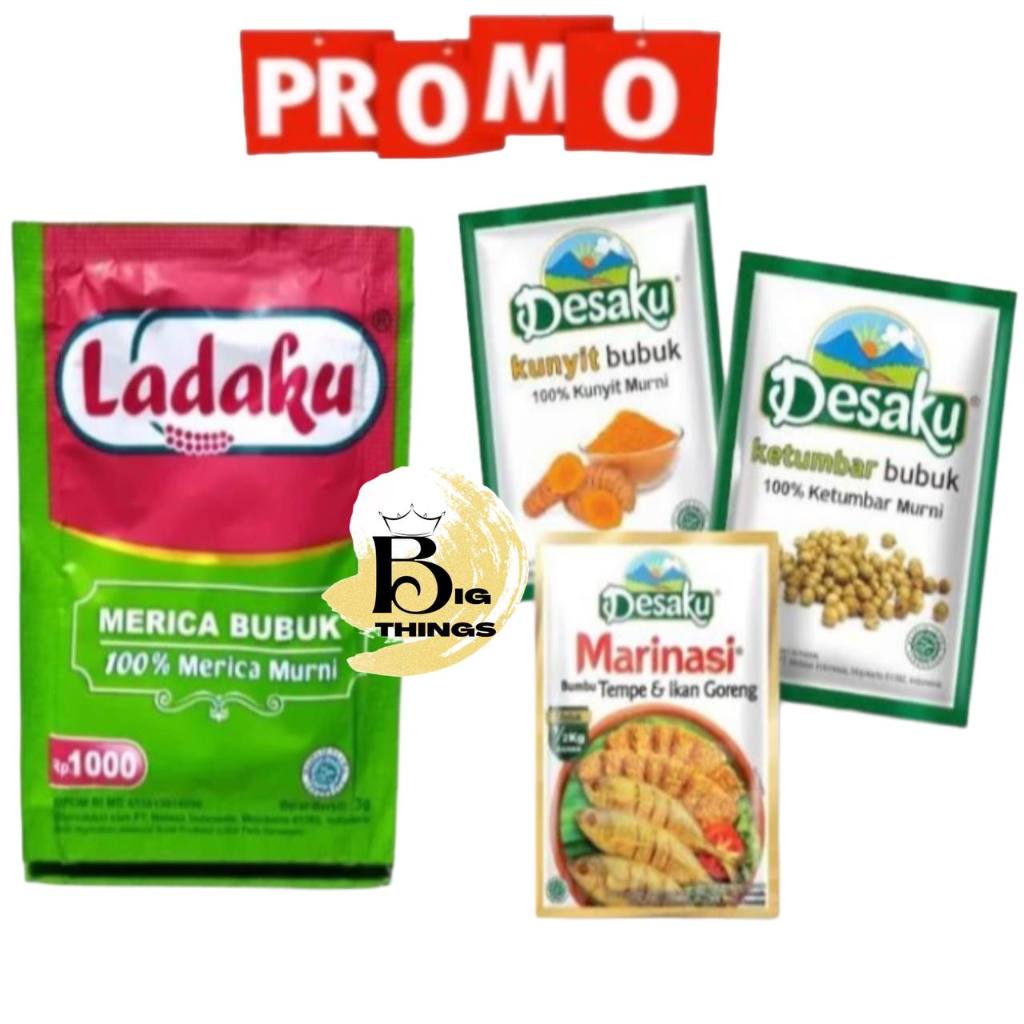 Jual Desaku Ketumbar Kunyit Cabe Ladaku Marinasi Bumbu Instan Sachet ...