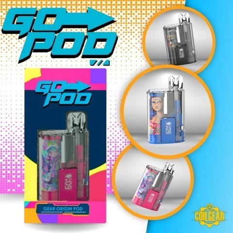 Jual GOPOD KIT 500MAH AUTHENTIC BY COILGEAR // GEAR ORIGIN POD KIT ...