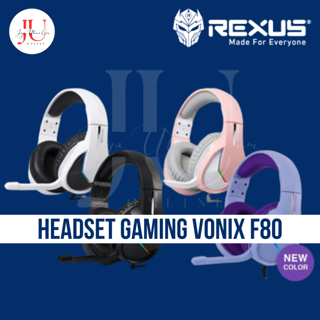 Jual Rexus Headset Gaming Vonix F80 Original | Shopee Indonesia