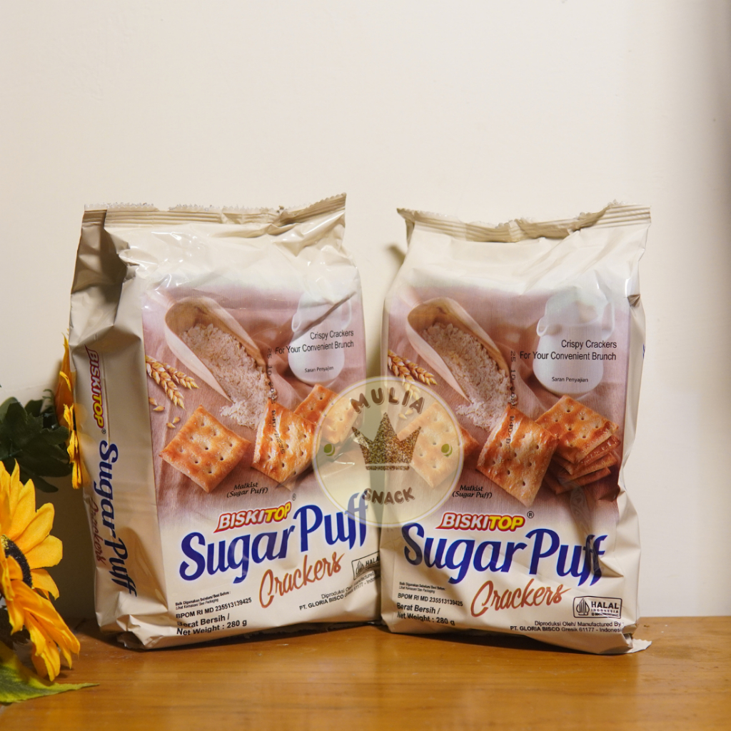 Jual BISKITOP DENEX SUGAR PUFF CRACKERS 280gr COCOK UNTUK HAJATAN ...