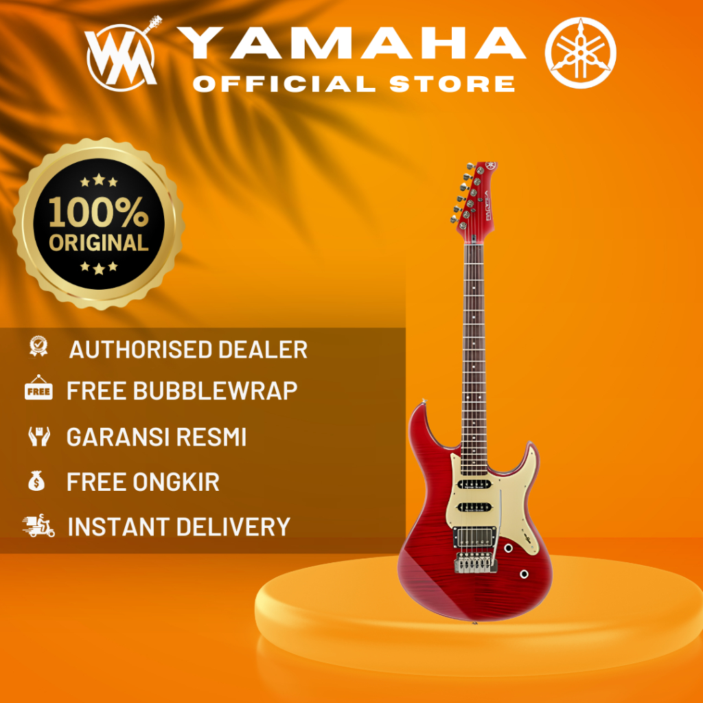 Jual YAMAHA PACIFICA PAC612VIIFMX FIRED RED / PAC-612-VII-FMX-FIRED-RED ...