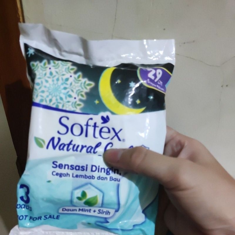 Jual SOFTEX NATURAL COOL ISI 3 PADS 29CM | Shopee Indonesia