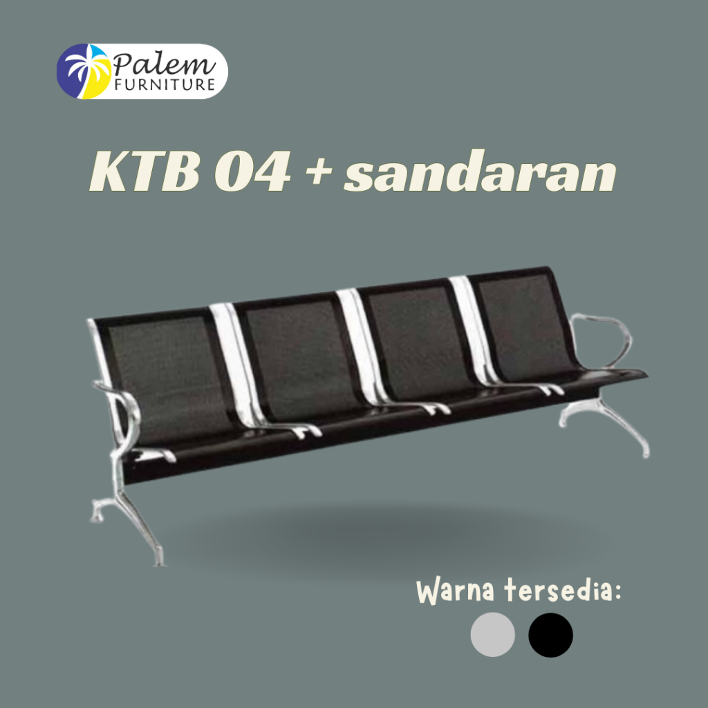 Jual ( KHUSUS INSTAN ) KURSI TUNGGU KURSI BANDARA 4 SEATER DUDUKAN ...