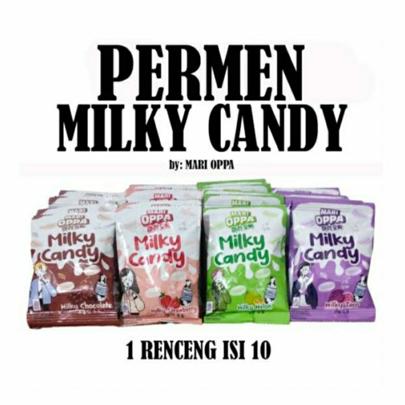 Jual Mari oppa candy R24 milky all variant | Shopee Indonesia