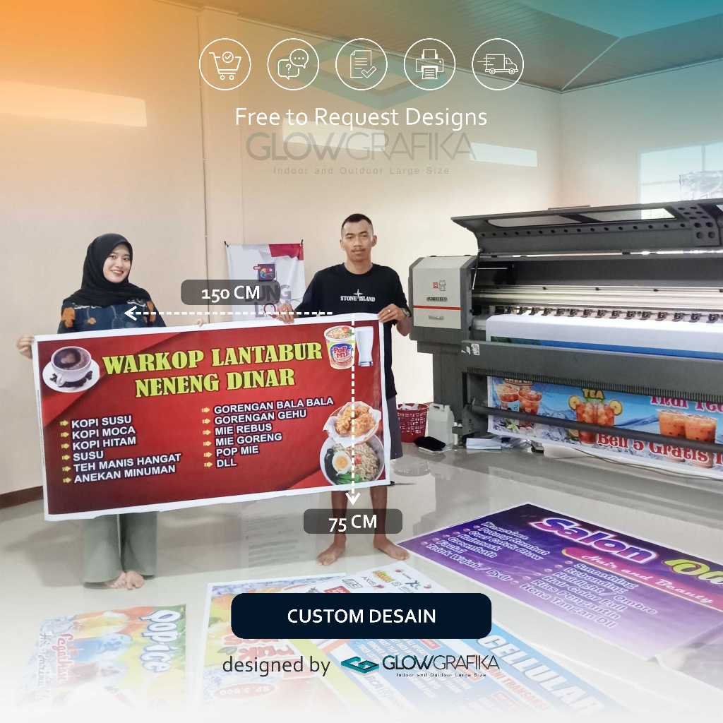 Jual Banner Spanduk Warkop Warung Kopi Free Reques Tulisan A | Shopee ...