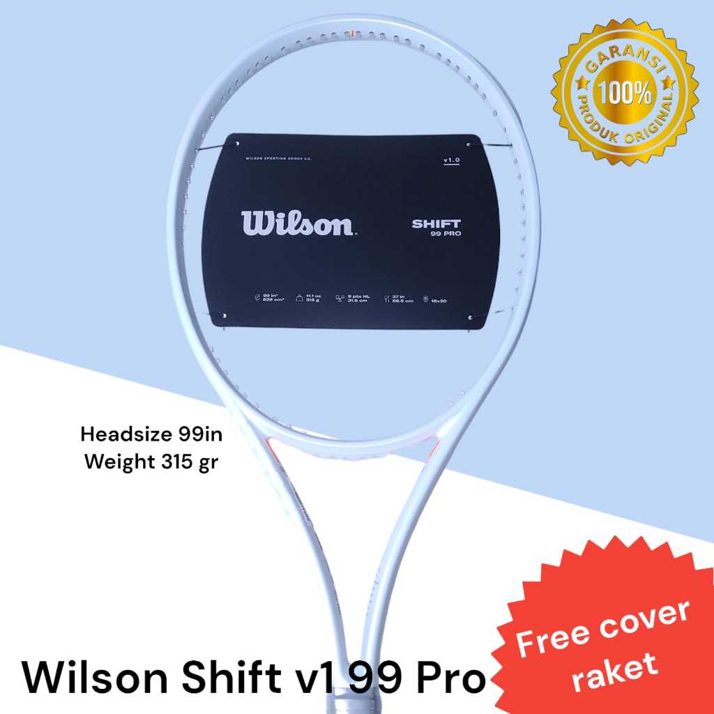 Jual Raket Tenis Wilson Shift V1 99pro/ 99/99L | Shopee Indonesia