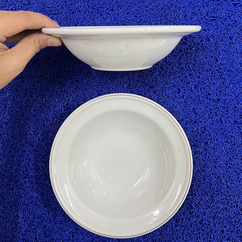 Jual Mangkok Pudding Piring Puding Kecil Mangkok Keramik List Lis Emas ...