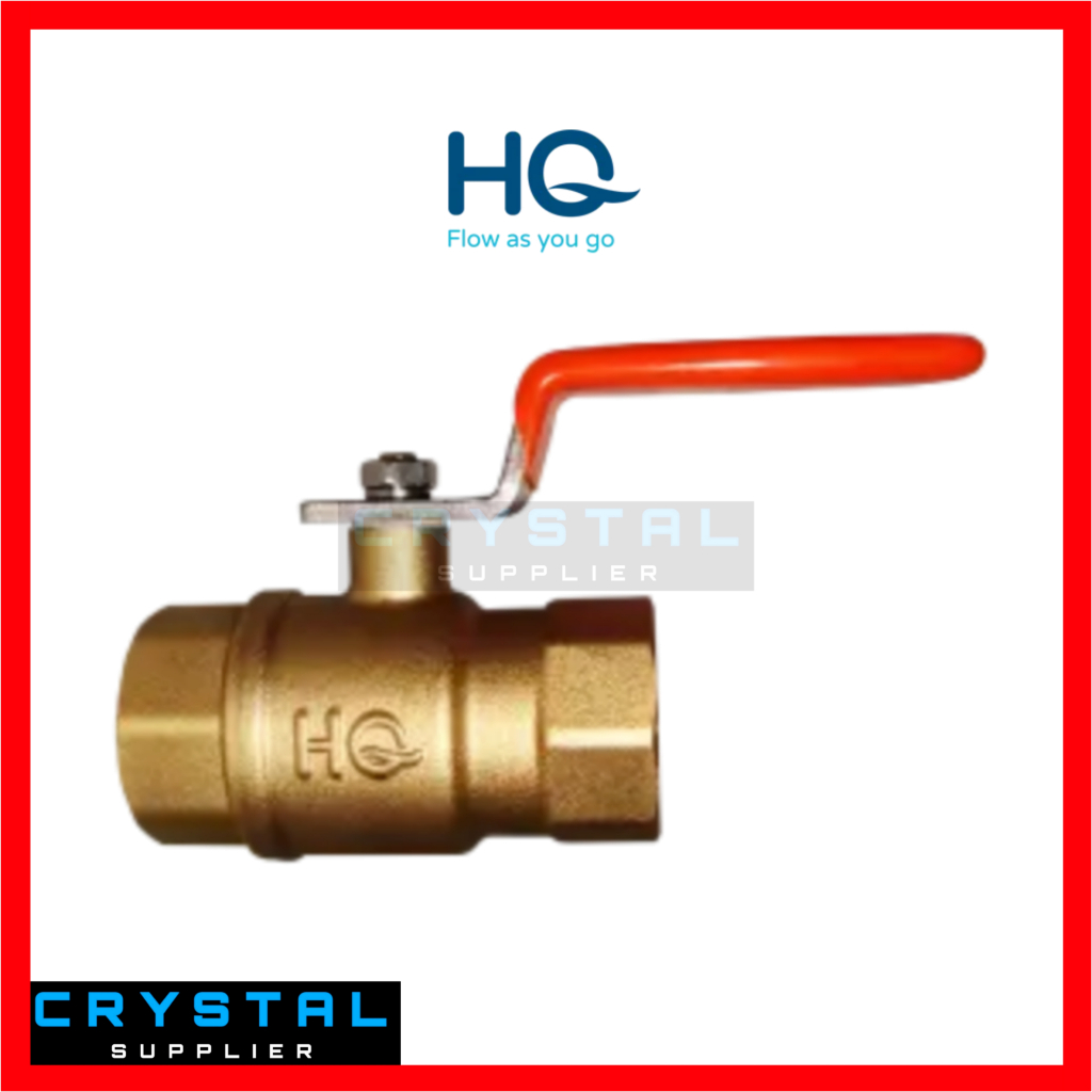 Jual BALL VALVE HQ 1/2" inch Stop Kran Kuningan / Ball Valve Brass / Keran Air | Shopee Indonesia