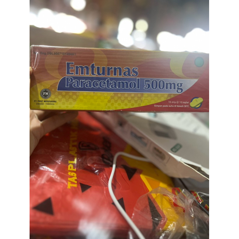 Jual Emturnas paracetamol 500mg | Shopee Indonesia