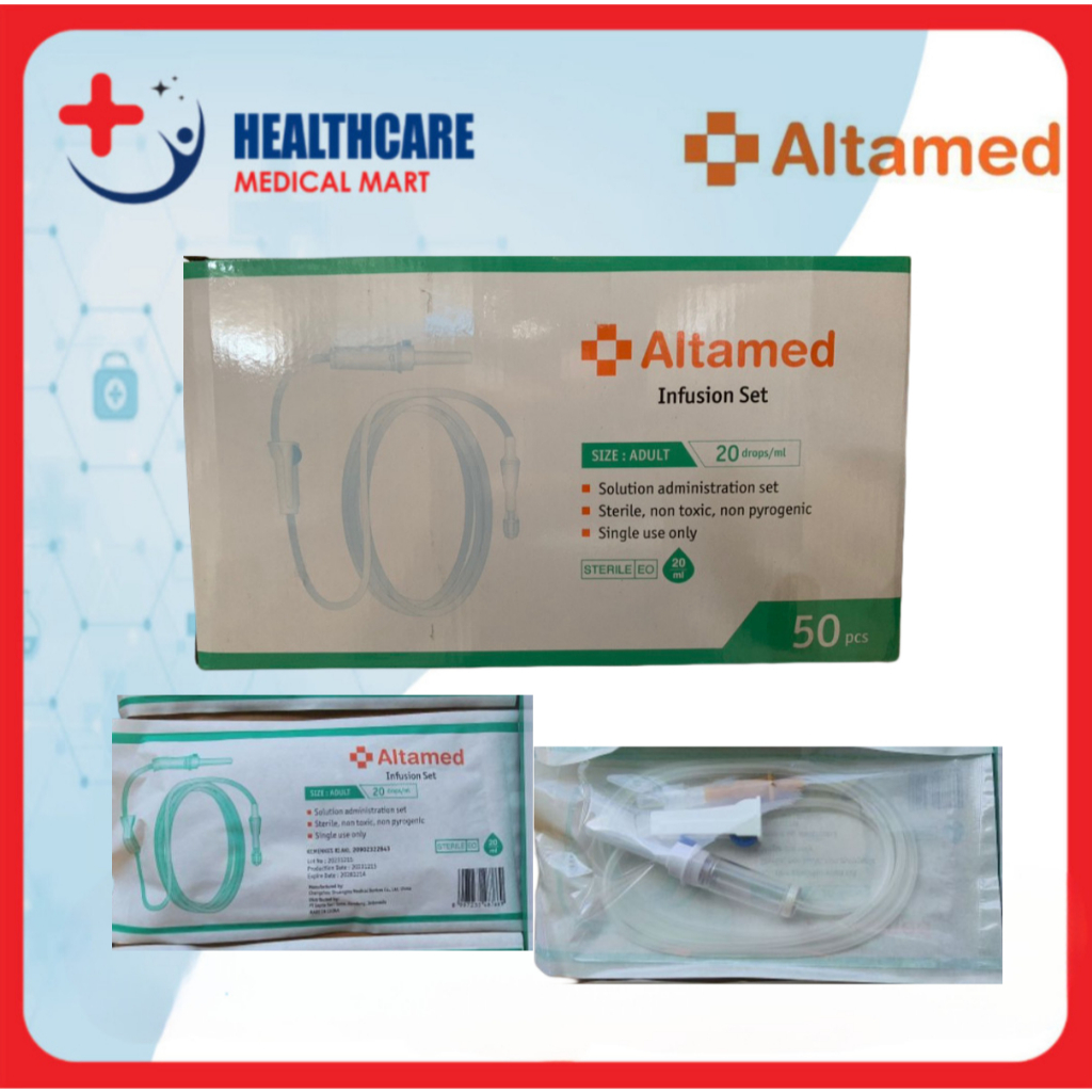 Jual Infus Set Dewasa ALTAMED Infusion Set ALTAMED ECERAN | Shopee Indonesia
