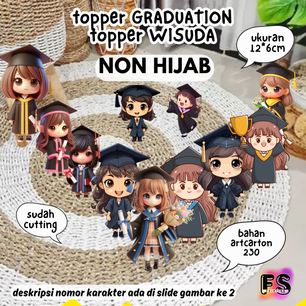 Jual topper wisuda graduation | Shopee Indonesia
