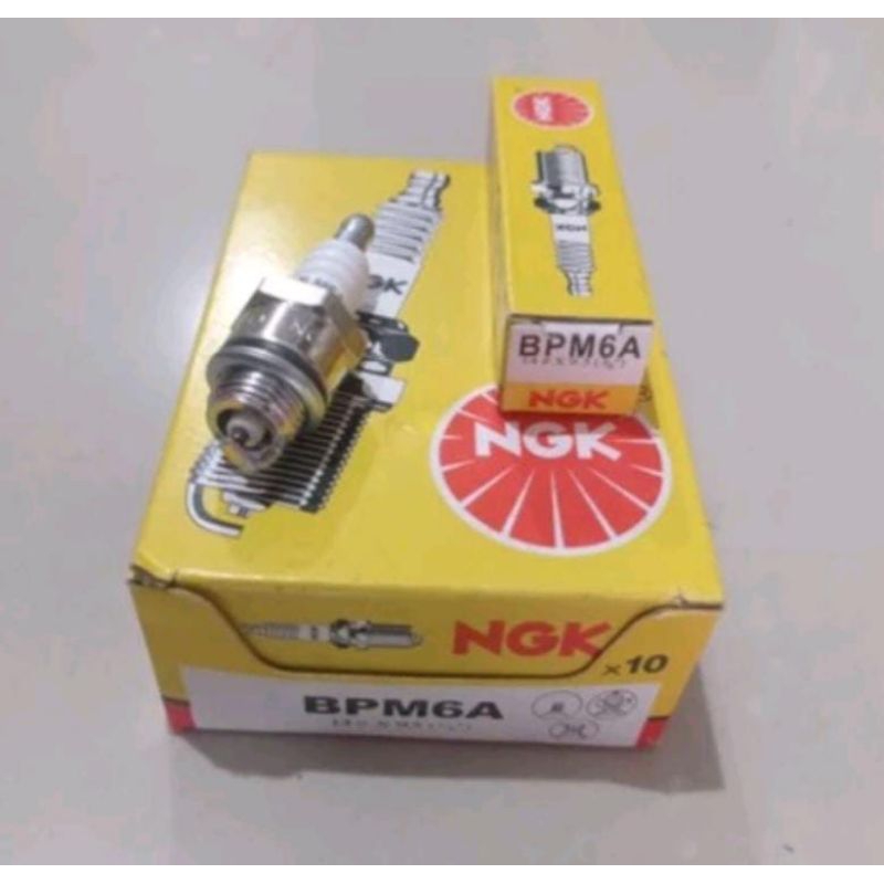 Jual busi pemotong rumput senso chainsow sthil ngk bpm6a | Shopee Indonesia