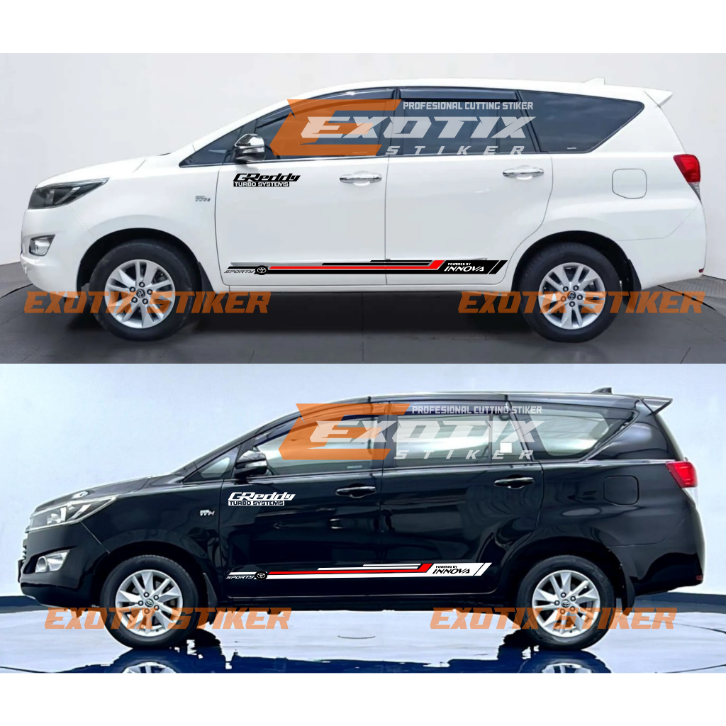 Jual Stiker cutting mobil innova stiker body bawah minimalis innova ...