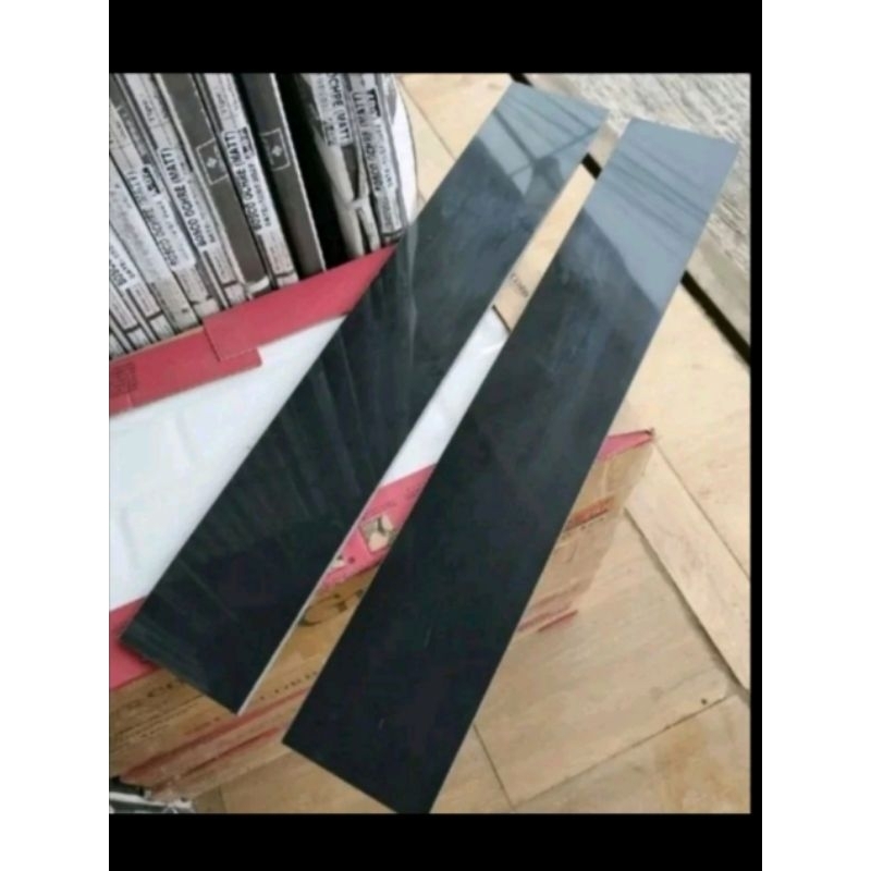 Jual Granit list plint ukuran 10x80 pinggiran keramik hitam polos ...