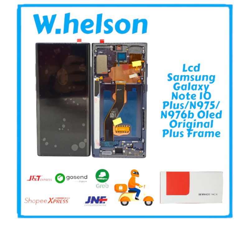 Jual LCD TOUCHSCREEN SAMSUNG GALAXY NOTE 10 PLUS/N975/N976B OLED ORIGINAL PLUS FRAME | Shopee ...