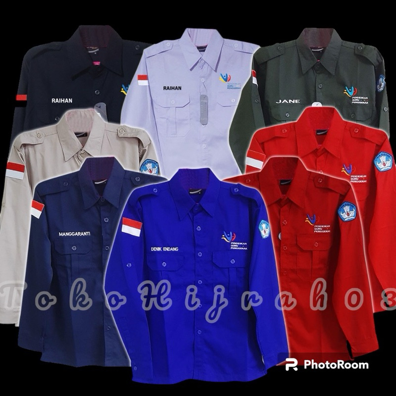 Jual SERAGAM MERDEKA BERMAIN PENDIDIKAN GURU PENGGERAK KEMEJA MERDEKA ...