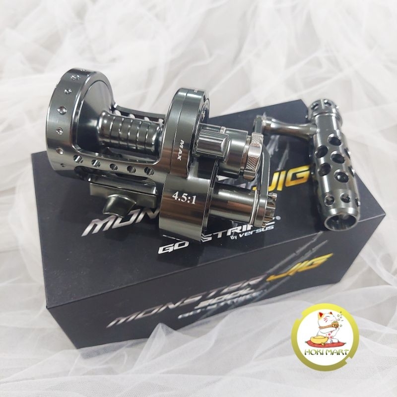 Jual reel jigging go strike monster jig 200L 300L 400L / reel gostrike ...