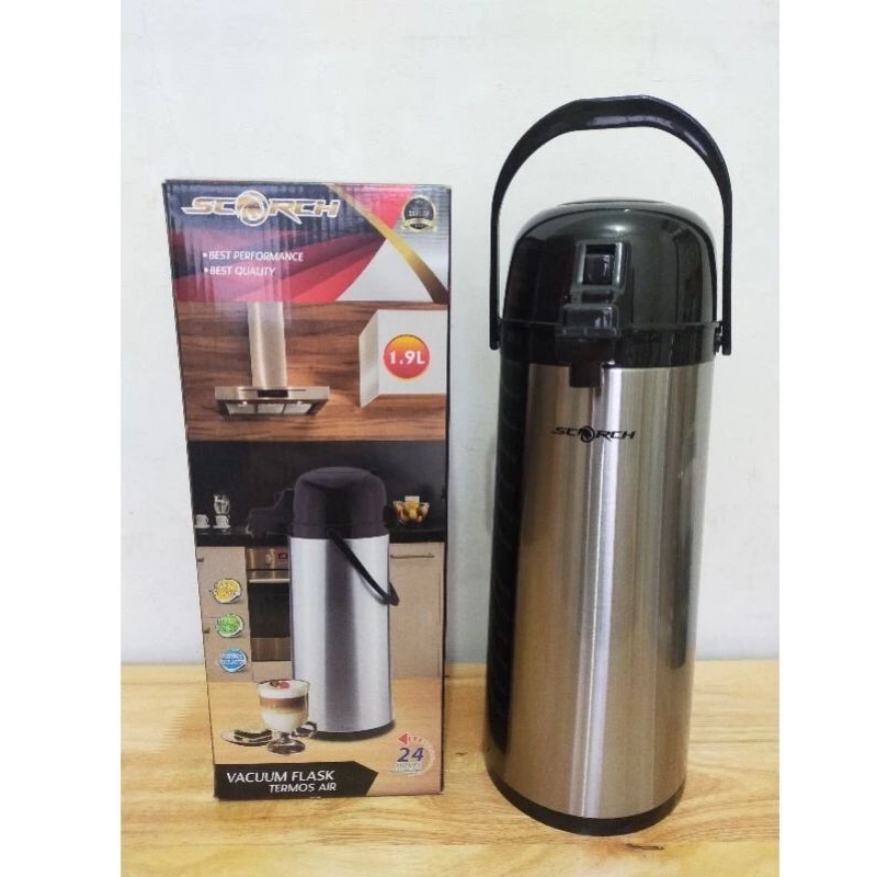 Jual termos air panas pencet stainless/termos air panas pompa/termos ...