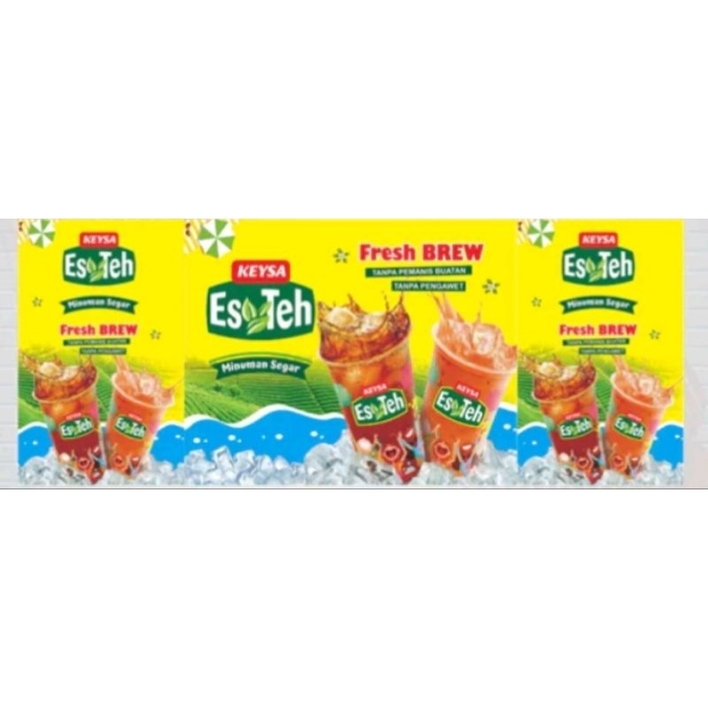 Jual BANNER SPANDUK ES TEH | Shopee Indonesia
