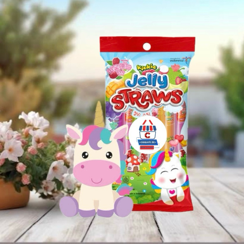 Jual Kiokio Jelly Straws Assorted Flavors - Jeli Agar Aneka Rasa Buah ...