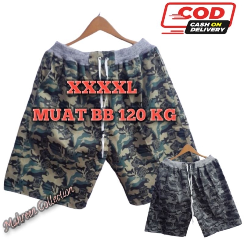 Jual CELANA PENDEK JUMBO CELANA DORENG ARMY / CELANA PENDEK DORENG JUMBO 4XL | Shopee Indonesia