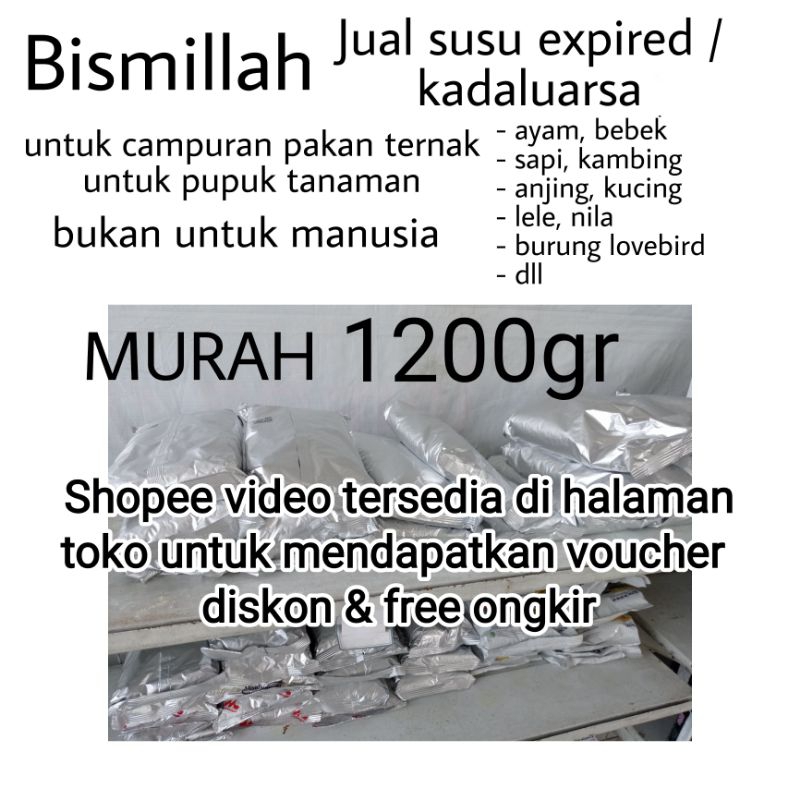 Jual Susu expired | Susu kadaluarsa | Susu untuk ternak | Shopee Indonesia