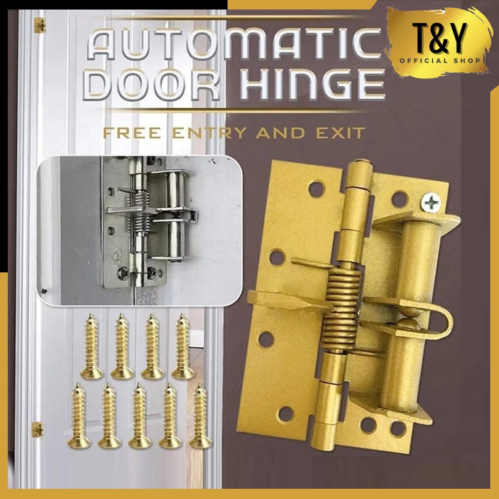 Jual T&Y Engsel Penutup Pintu Otomatis Metal Spring Door Closer Engsel ...