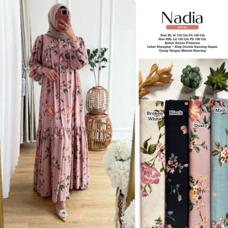 Jual NADIA DRESS BY ALILA / ROSEMARIE DRESS BY ALILA / DRESS PREMIUM ...