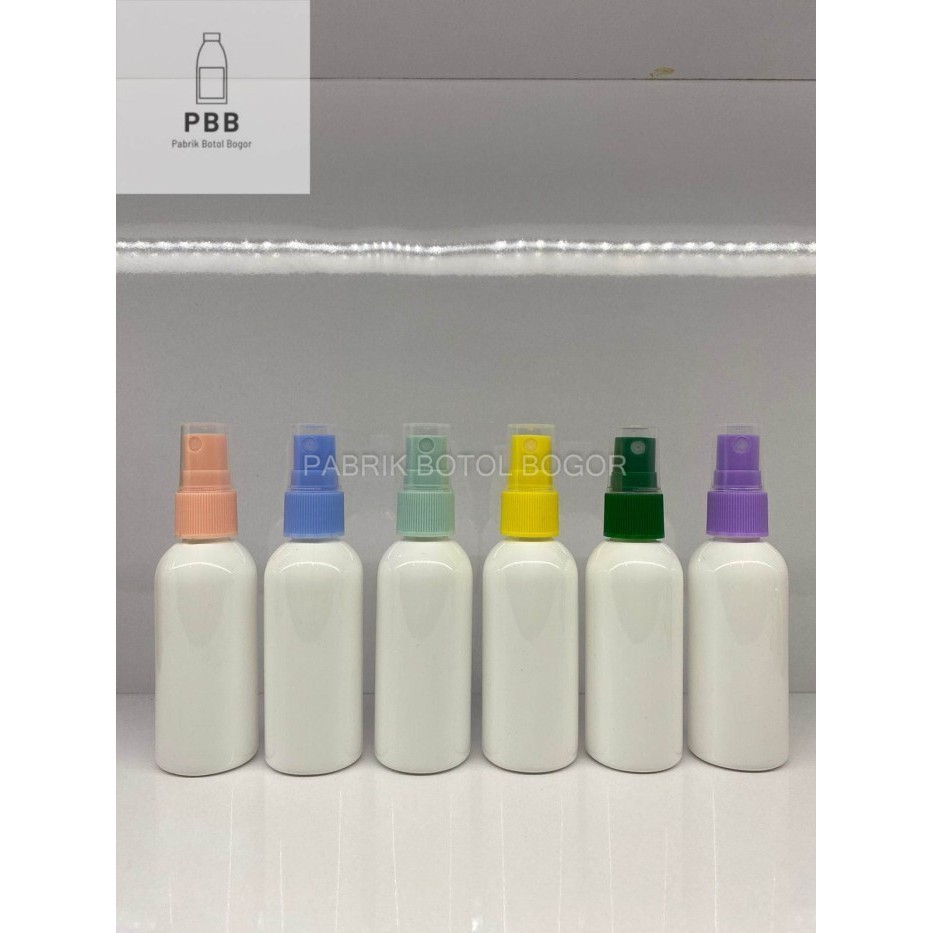 Jual BOTOL BR 60ML PUTIH SPRAY WARNA N18 PLASTIK PET SPRAYER 60ML ...