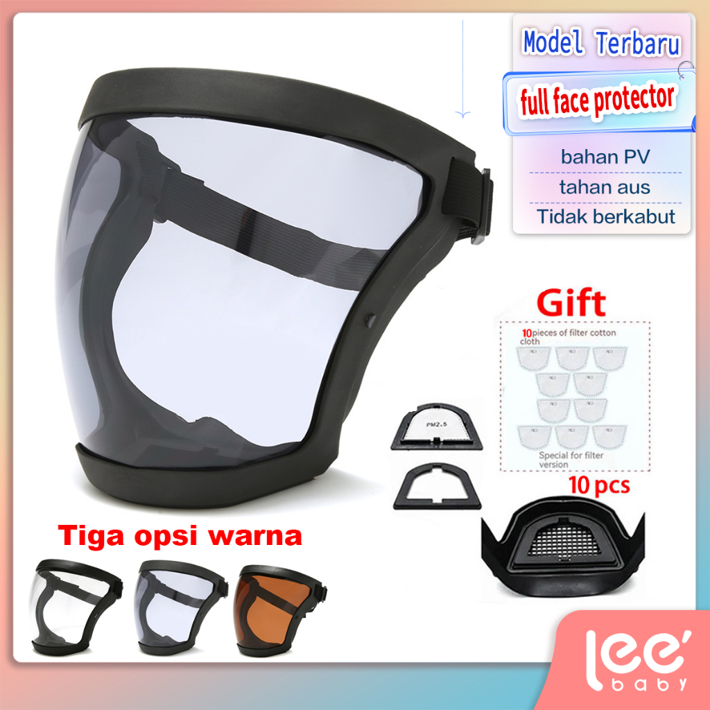 Jual face shield uv400 face shield full face Super Protective Face ...