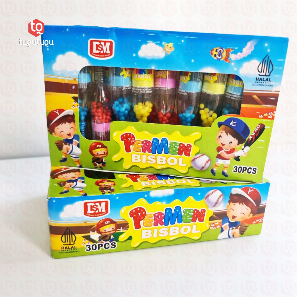 Jual Permen Mainan Bisbol Baseball Aneka Rasa Buah Viral | Shopee Indonesia
