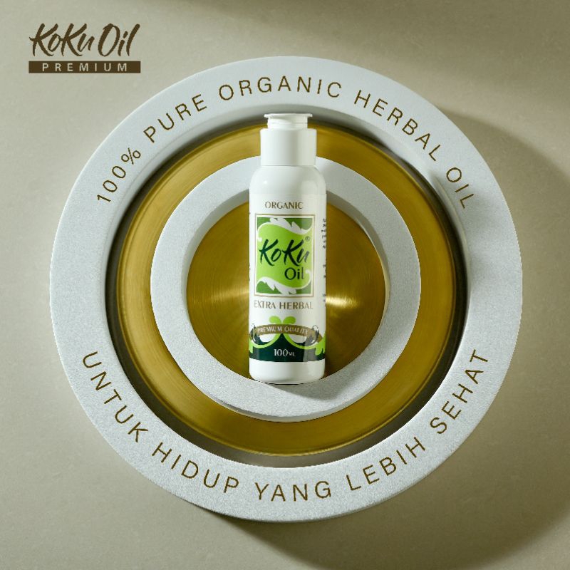 Jual KOKU OIL | Organic Massage | Extra Herbal | Kemasan 100 ml, 10 ml ...