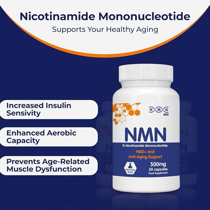 Jual NMN Bio B - Nicotinamide Mononucleotide - 500mg Anti-Aging & NAD+ | Shopee Indonesia