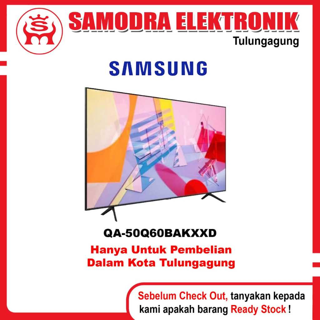 Jual LED TV SAMSUNG QA-50Q60BAKXXD | Led 50 Inch QLED 4K Smart Tv ...
