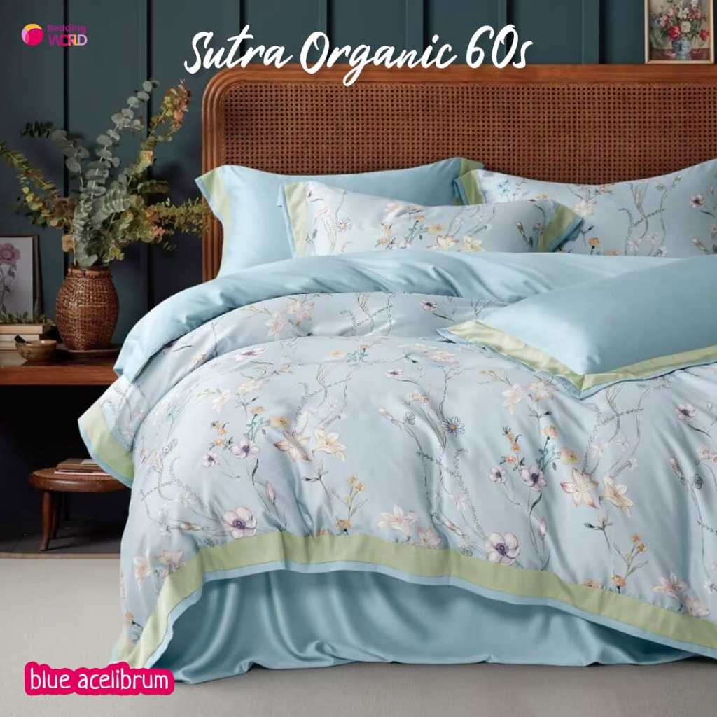 Jual Sprei Set Sutra Organic 60s / Sprei Sutra Silk Serat Bamboo ...