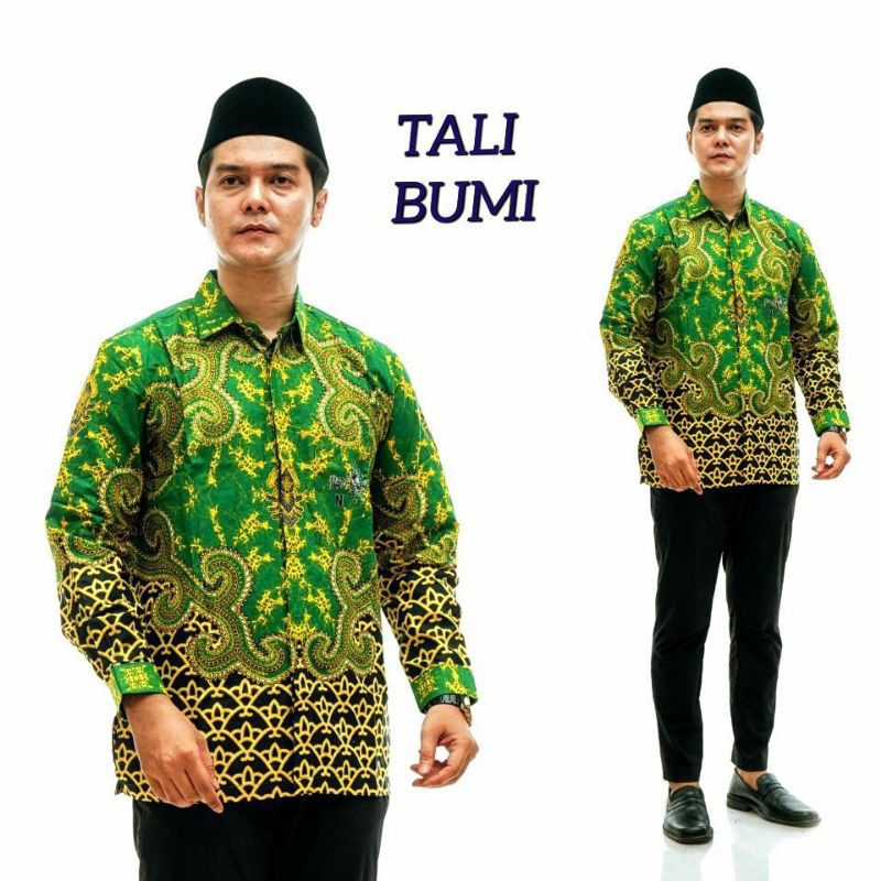 Jual kemeja NU tali bumi batik NU tali bumi seragam NU terbaru batik NU ...
