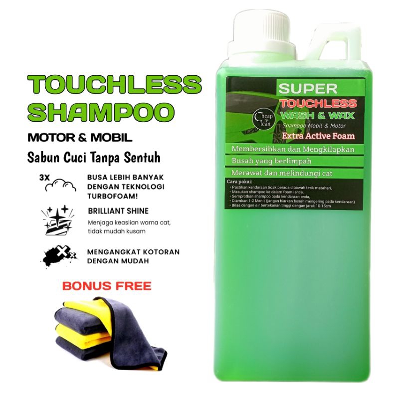 Jual Cheap & Lean | Touchless Wash Shampo Cuci Tanpa Sentuh Shampoo ...
