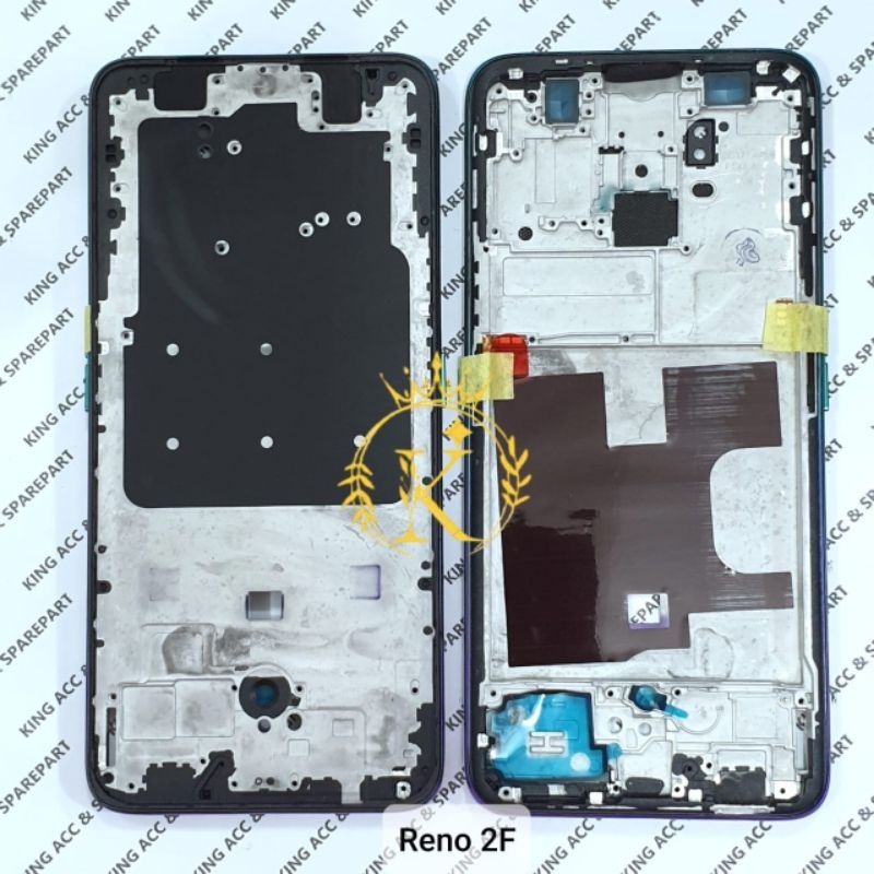 Jual FRAME DUDUKAN LCD TULANG TENGAH OPPO RENO 2F BEZZEL ORIGINAL ...