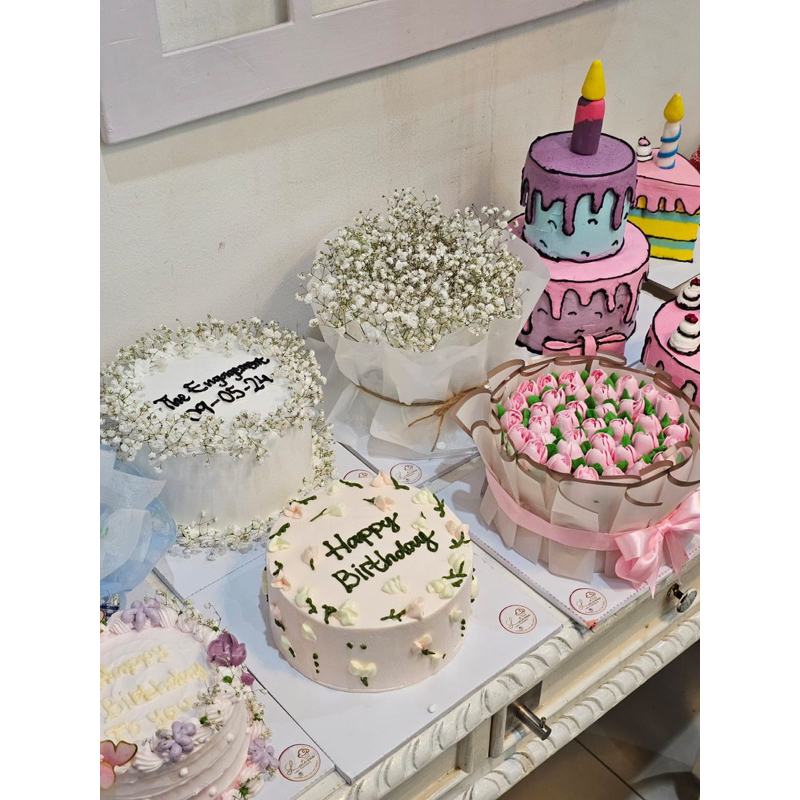 Jual cake babybreth kue bunga babybreath cake wedding kue ultah cake ...