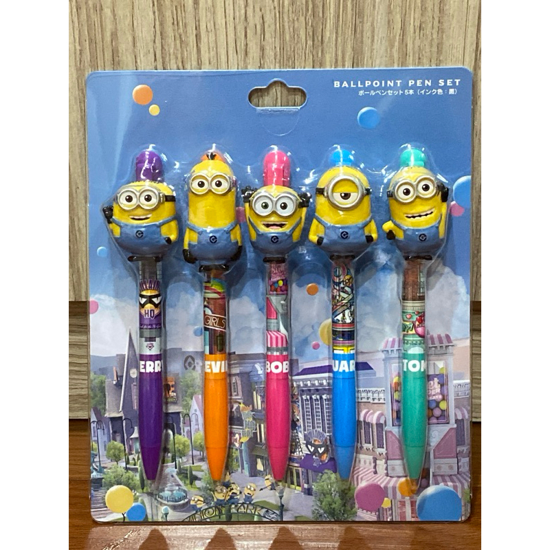 Jual MINION PEN universal studio japan set Limited collection USj asli ...