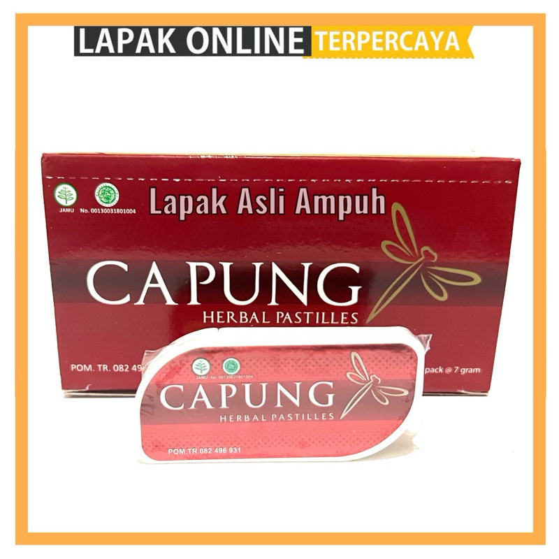 Jual Capung Herbal Pastilles - Permen Hisap Untuk Melegakan Pernafasan ...