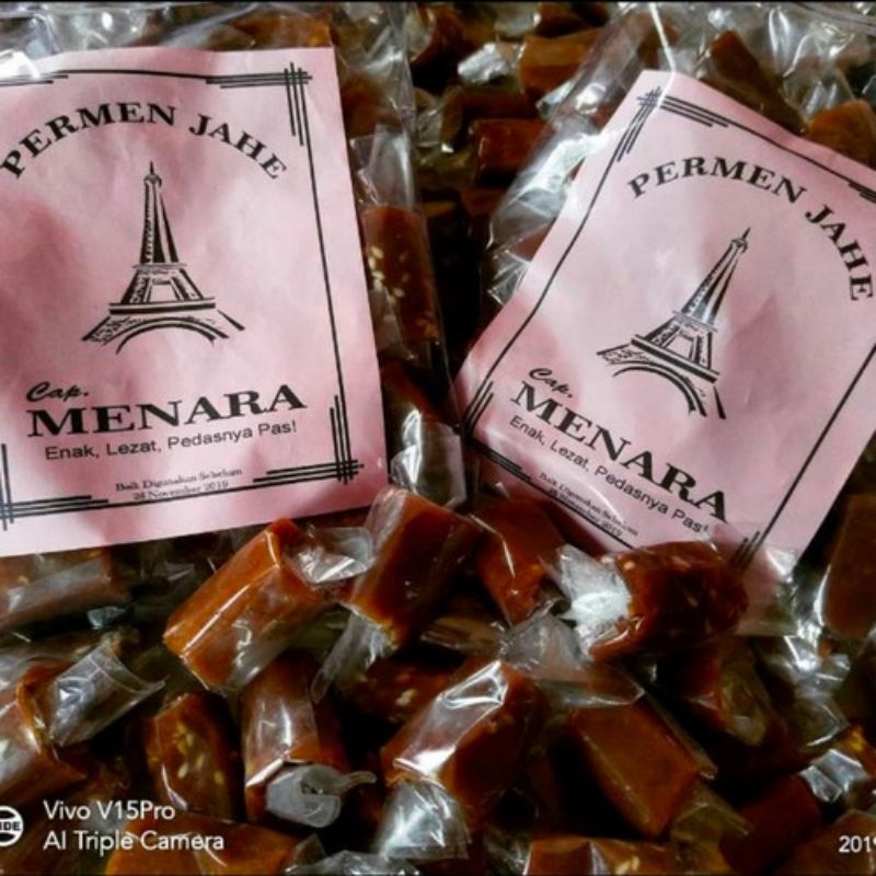 Jual Permen Jahe Wijen cap Menara (450gr) | Shopee Indonesia
