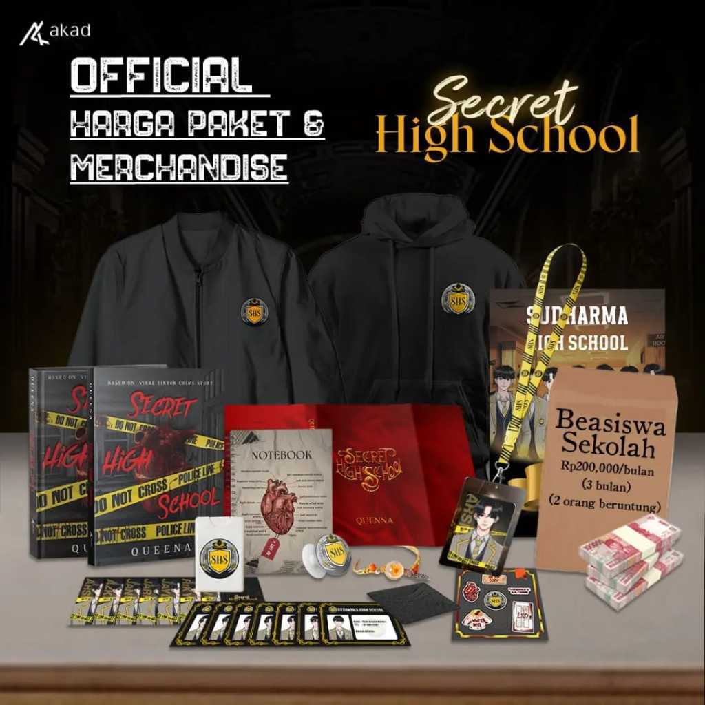 Jual Pre Order Batch 2 - Buku Novel - Secret High School - Queena ...